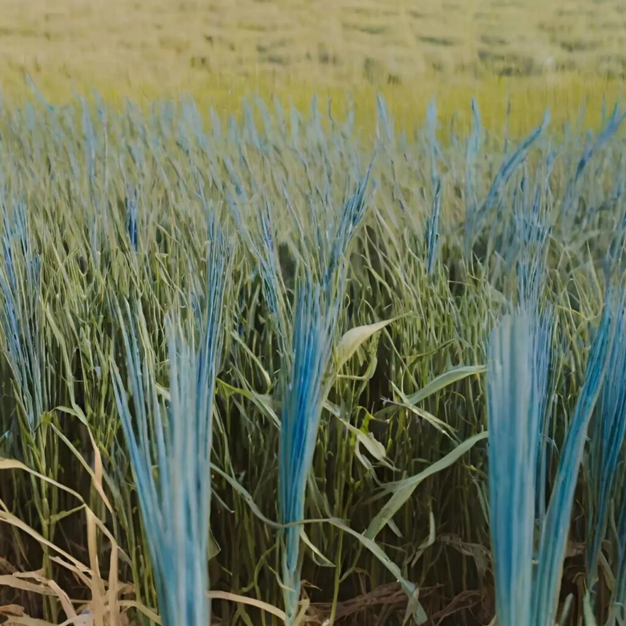 Genmodifisert blått ugress?